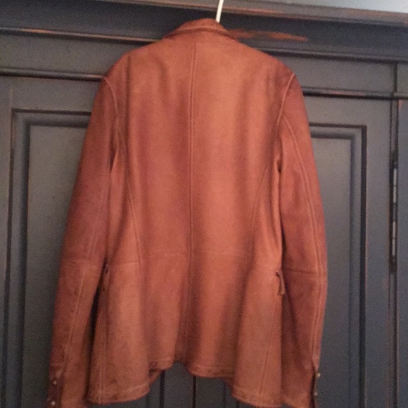 diane firsten | Jackets & Coats | Plush Leather Jacket | Poshmark